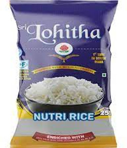 Lohitha NUTRI RICE WITH MULTI NUTRIENTS 1 KG Raw Rice (Medium Grain ...