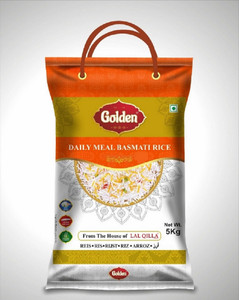 LAL QILLA GOLDEN DAILY MEAL INDIAN BASMATI RICE 5KG (PACK OF 2) Basmati ...