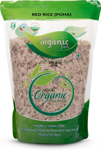 Pearl Organic Fresh Red Rice Poha Flattened Red Rice | High Fiber ...