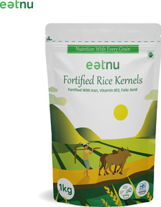 Eatnu Fortified Rice Kernel Rice (Medium Grain, ) Raw Rice (Medium ...