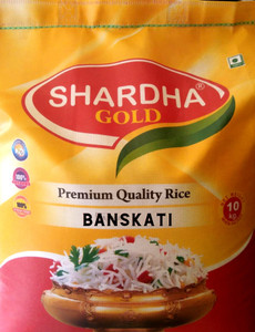 SHARDHA Gold Premium Banskati Rice (Long Grain, Parboiled) Price in ...
