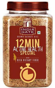 INDIA GATE Brown Basmati Rice, 1kg Brown Baskati Rice Price in India ...