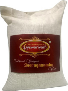 iyswariyam Seeraga Samba Jeera Samba Rice (Long Grain, Raw) Price in ...