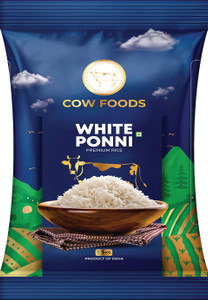 COW FOODS white ponni rice 5kg Ponni Rice (Full Grain, Boiled) Price in ...