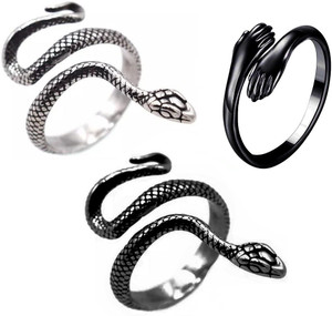 Utkarsh Pack Of 3 CMB7914 Love Couple Hand Hug Me And Shiva Snake/Sarp ...