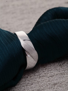 CLARA Wave Adjustable Ring for Men Sterling Silver Ring Price in India ...