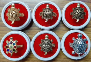 SAPTARISHI Turtle OM Shiva Mahakal swastika navratri Rings for women ...