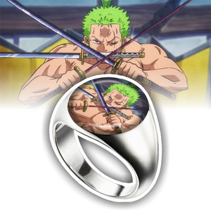 Classic Quirk Anime One Piece Roronoa Zoro Ring Cosplay Merchandise ...