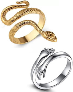 Airtick Pack Of 2 CMB7882 Love Couple Hand Hug Me And Shiva Snake/Sarp ...