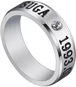 Vientiq Charming Suga of BTS ring Stainless Steel Ring Price in India ...