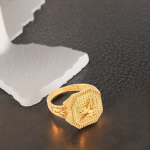 STONEC Gold plated ring for men and boys Alloy Gold Plated Ring Price ...
