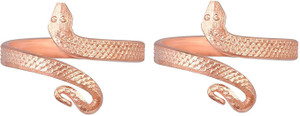 DEVAMA THE DIVINE Bhagya Ratan Snake Copper Adjustable Tamba Ring Nag ...
