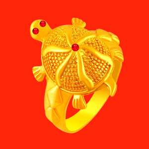 Dynamic Retail Global Tortoise Turtle Kachua Meru Ring for Men Women ...