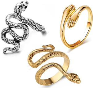 Airtick Pack Of 3 CMB7911 Love Couple Hand Hug Me And Shiva Snake/Sarp ...