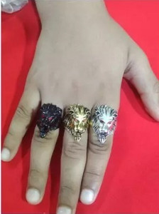 BALA JI COSMETIC Lion Ring for Men and Boys Alloy Brass Plated Ring Set ...