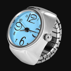 Dreamish Imitation Stylish Unisex Silver-Plated Adjustable Watch Finger ...