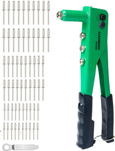 Homdum 10" Rivet Gun Hanbon Replaceable Nozzle with 60 Pc Bllind Rivets ...