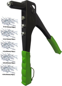 Inditrust new 9.5 inch Green Hand Riveter gun 2.4mm, 3.2mm, 4.0mm, 4 ...