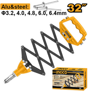 INGCO HFOR321 Folding hand riveter 32 inch Heavy Duty Fast Hitting ...