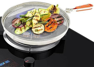 KARVA GROUP Stainless Steel Roaster for Gas Stove| Roasting Tool for ...