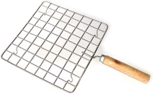 ONTOMO Stainless Steel Wire Roaster Wooden Handle 1 kg Roaster Price in ...