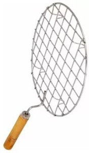 KMH Round Roti Roaster with Butter Brush, Paneer Jali, Barbeque Grill ...