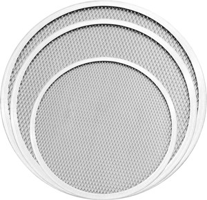 HAZEL Crisping Pizza Tray Aluminum Mesh, Round Pizza Crust Screen(8 ...