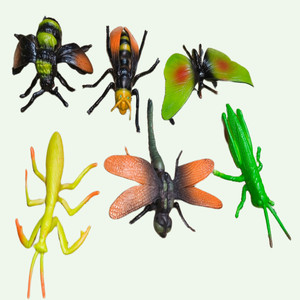 AKFLICKS insects figure set for fun and play-KIDS Robot Aquarium Animal ...