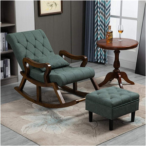 wooden king decor Solid Wood 1 Seater Rocking Chairs Price in India ...