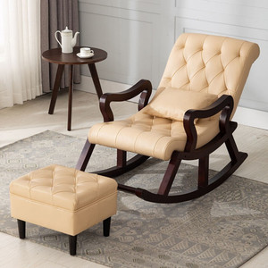 wooden king decor Solid Wood 1 Seater Rocking Chairs Price in India ...