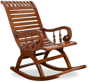 India wood mart Wooden Rolling Chair Rest Chair Easy Chair Engineered ...