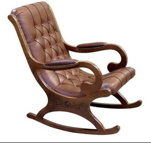 India wood mart Balcony Rocking Chair Recliner Adults Lazy Sofa Wooden ...