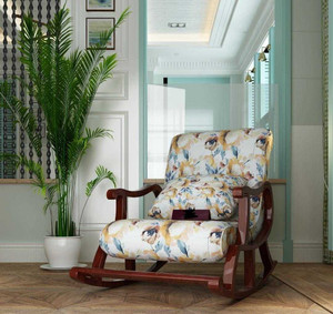 Unique Creation Handicrafts Rosewood (Sheehsam) Rocking Chair Cushion ...