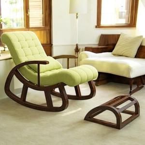 Designer Library CR_019 Solid Wood 1 Seater Rocking Chairs Price in ...