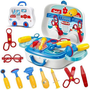 Ridhimani Doctor Set Toys for Kids | Portable Medical Clinic Suitcase ...