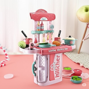 kapishreeenterprise Little Chefs 3-in-1 Pretend Play Kitchen Playset ...