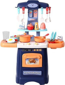 SHOPPINGKART 29 Piece Supermarket Kitchen Set For Kids With Light ...