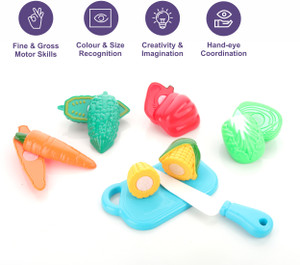 Aditi Toys Vegetable Cutting Set for kids with Knife and Cutting board ...