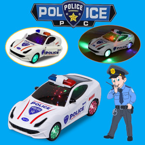 Pick And Nick Toys LIGHT CAR ROTATING CAR COP CAR FOR KIDS PC41 - LIGHT ...