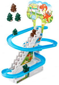FIDDLERZ Stair climbling toys Roller Coaster Slide Toy Set of 3 Cute ...