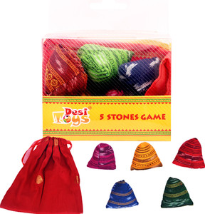 Desi Toys 5 Stones Game | Indian Traditional Game | Classical ...