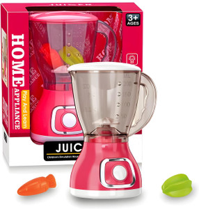 Toybot Kids Mini Juicer Playset with Spinning Blade, Lights, and Toy ...