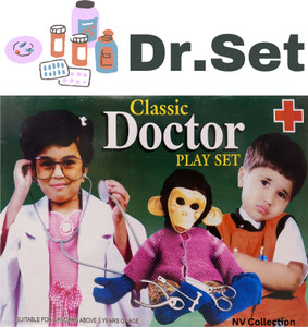 NV COLLECTION Chrome-Themed Doctor Toy Set for Little Learners - Chrome ...