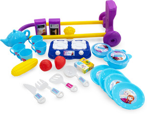 DISNEY Frozen Role Play Trolley Kitchen Set for Kids - Frozen Role Play ...