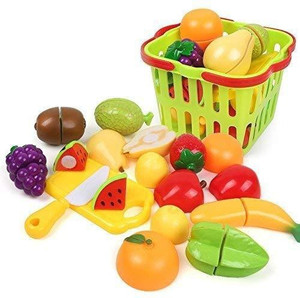 Pluspoint 13pc(Premium Quality)Realistic Sliceable Fruits and ...