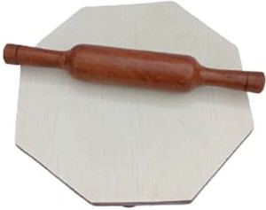 MiiArt wood chapati maker(size-pata-29cm,belan-33cm)Rolling Pin Rolling ...