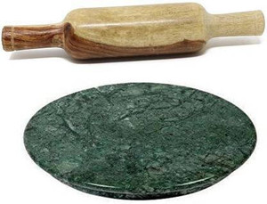 SHIVAYE COLLECTION RJ kitchenware Store Green Marble Roti Maker with ...