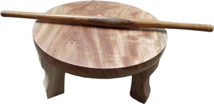 Chintan Creation Wooden Chakla Belan Rolling Pin For Kitchen Velan ...