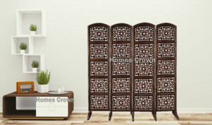 homes crown Solid Wood Decorative Screen Partition Price in India - Buy ...