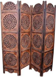 Samrat Art Store Solid Wood Decorative Screen Partition Price in India ...